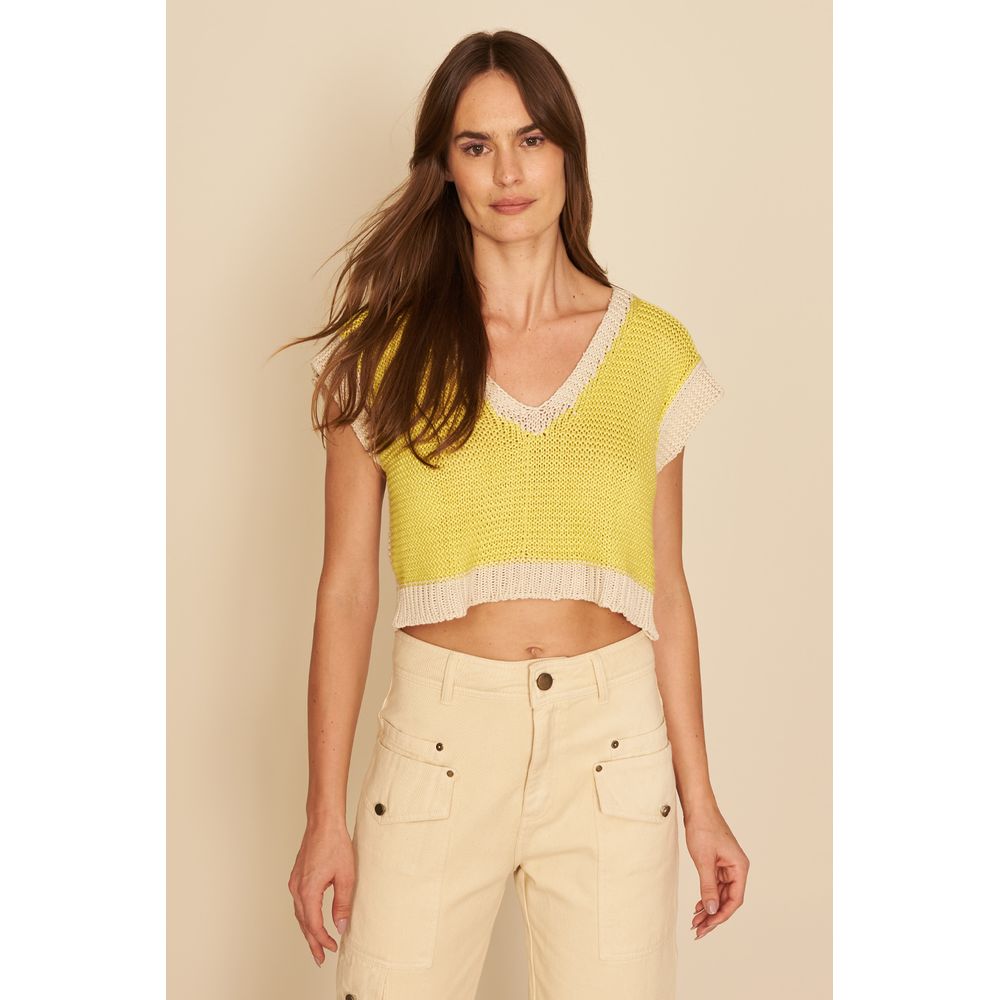 CROPPED TRICOT DECOTE V - My Place